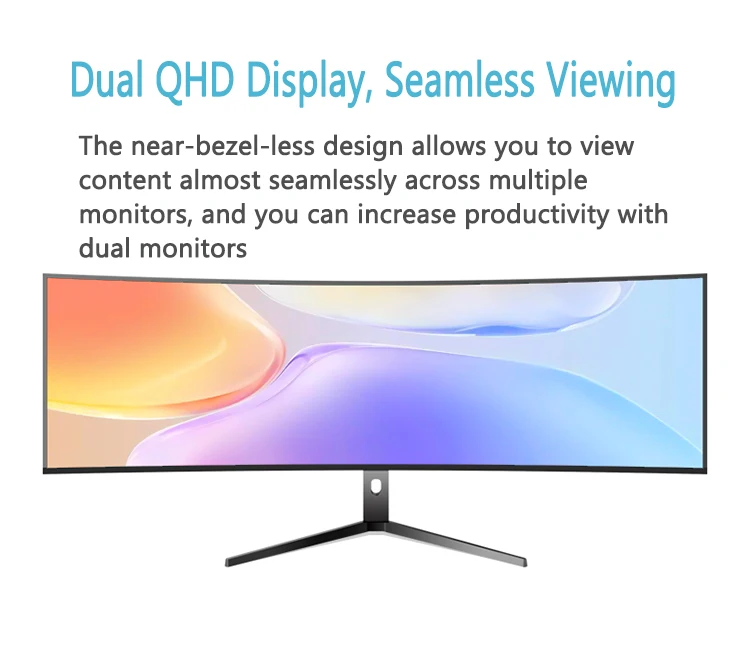 49 Inch Curved Screen Monitor - 60 Hz 5K 5120*1440 32:9