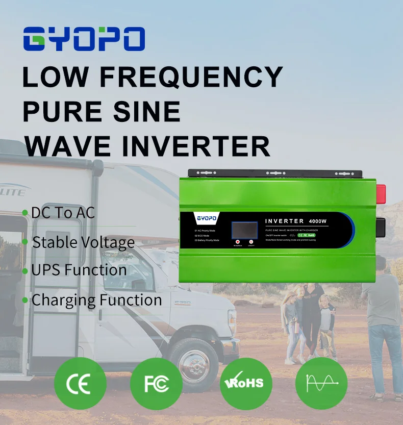 Gyopo Low Frequency Pure Sine Wave Inverter 4000w With High Transfer ...