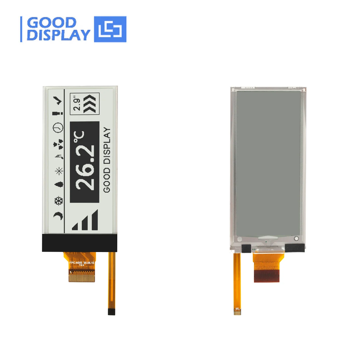 2.9 Inch Epaper Display with Front Light - 1s Refresh Rate
