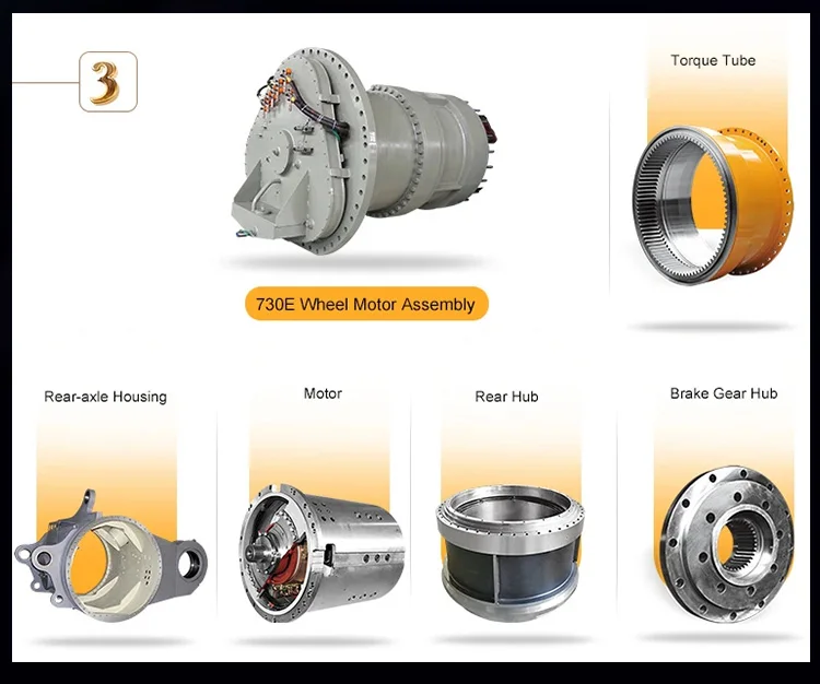 Motorized Wheel Motor Assembly for Komatsu 730E Dump Truck