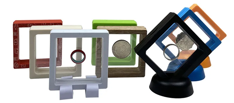 Plastic 3d Coin Display Floating Frame Box - Buy Frame Coin,Floating ...