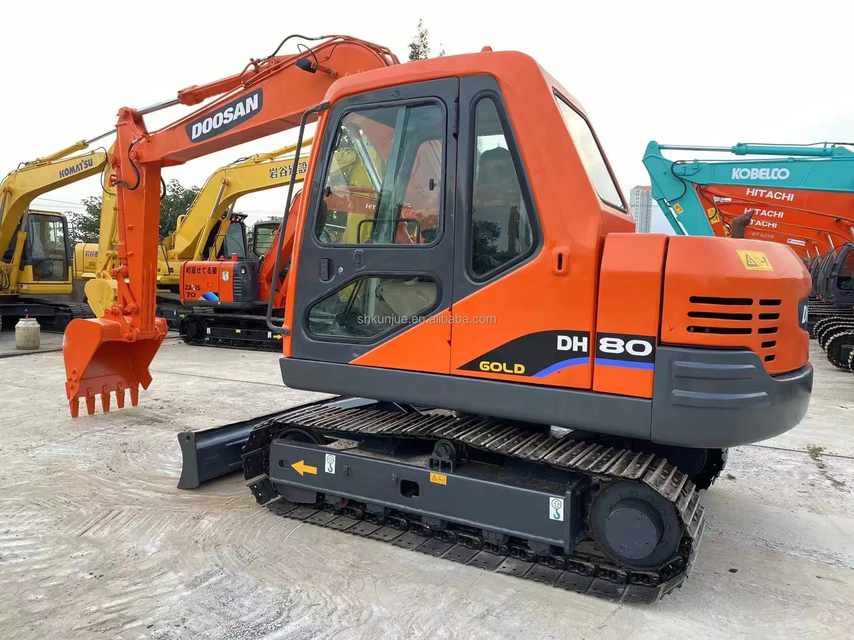Used Mini Excavator 8 Ton Doosan Dh80 80gold Used Hydraulic Excavator ...