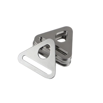 15mm 20mm 25mm 32mm Stainless Steel Metal Triangle Webbing Belt Buckles ...