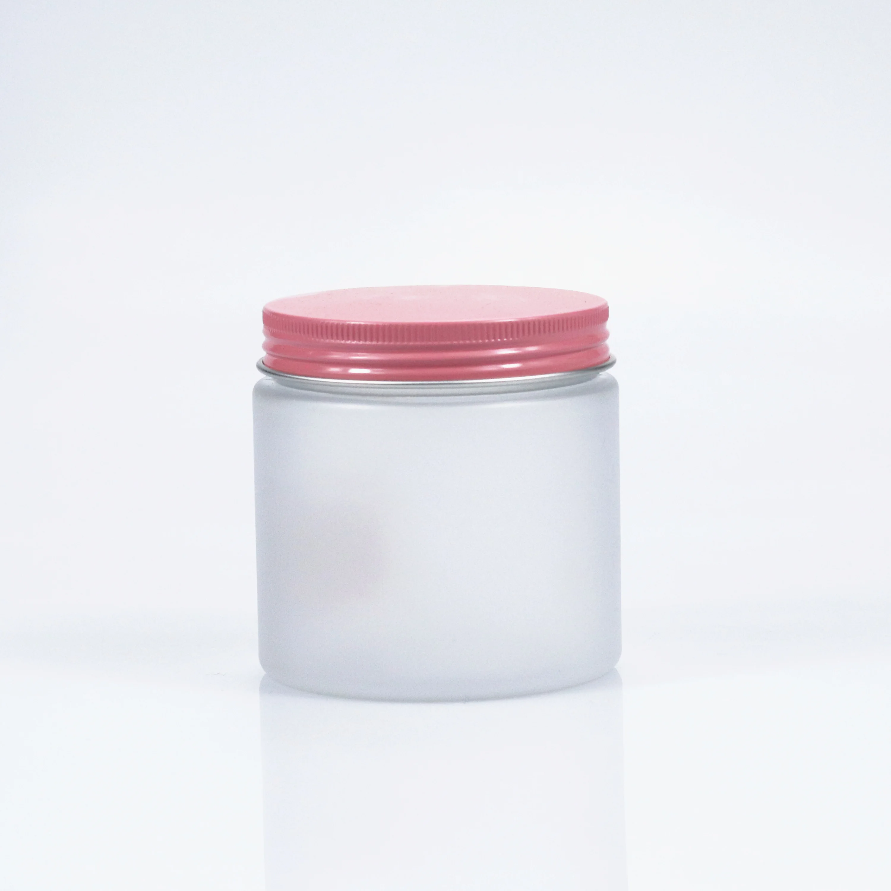PET Plastic Cream Jars with Aluminum Lids - Various Sizes