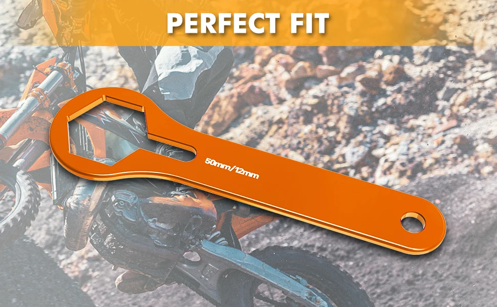 Nicecnc Dual Chamber Fork Cap Wrench for KTM 150 XC & More