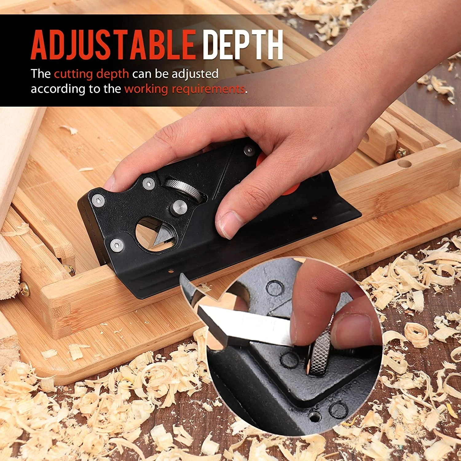2022 Saker New Manual Planer Wood Edge Wood Chamfer Plane