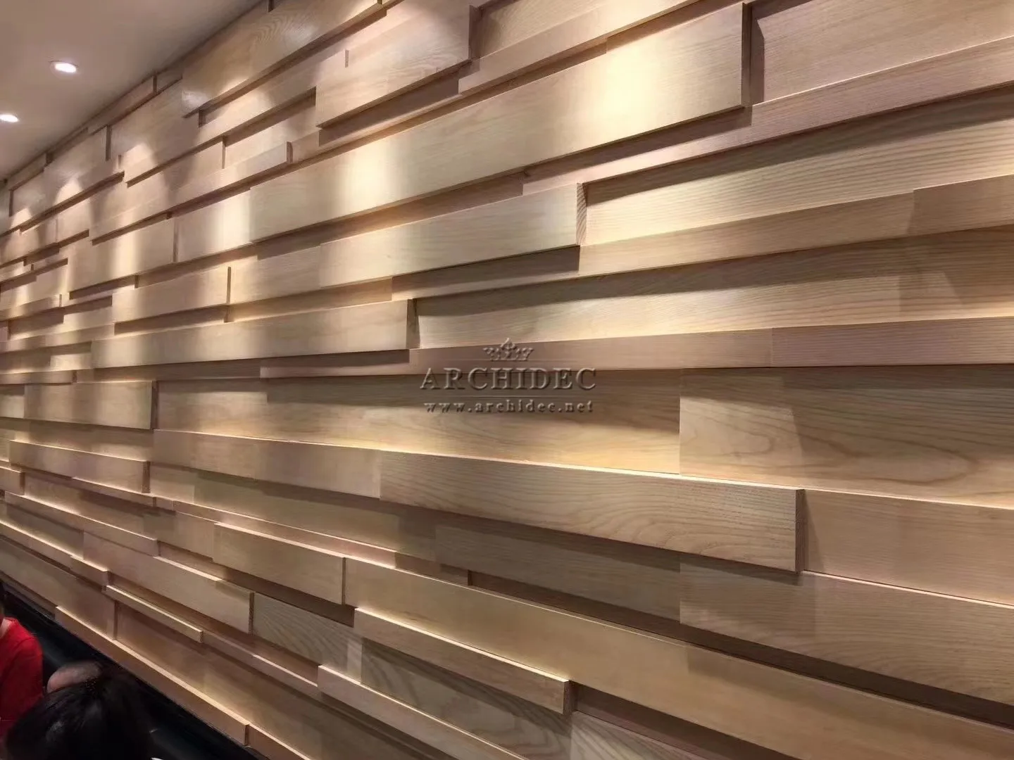 Natural Oak Wood Wall Tile 3d Art Wood Mosaic Tiles Wall Covering ...