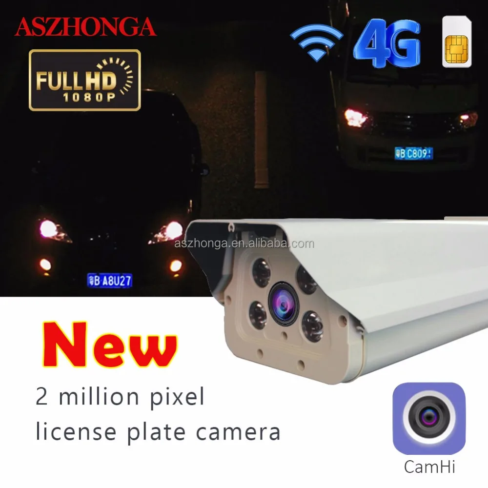 License Plate Recognition Camera 1080p Hd Outdoor Real Time Monitor ...