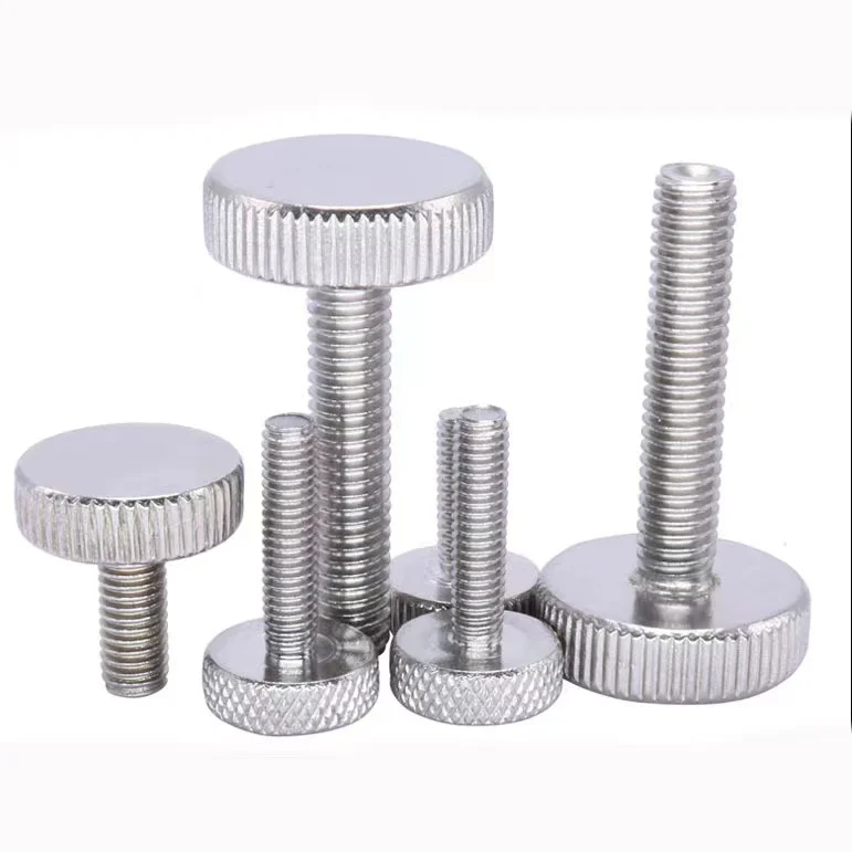 Din 653 Stainless Steel M3 M4 M5 M6 M8 Flat Head Knurled Thumb| Alibaba.com