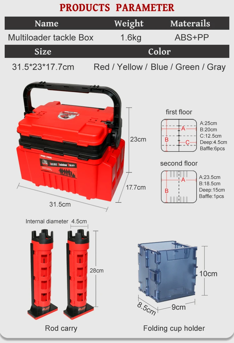 ILURE Fishing Tool Box - Custom Tackle Boxes & Lure Storage