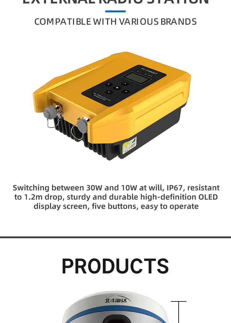 Hi Target Gnss Ts6 Gnss Rtk Receiver Land Survey Machine Baser Or Rover ...
