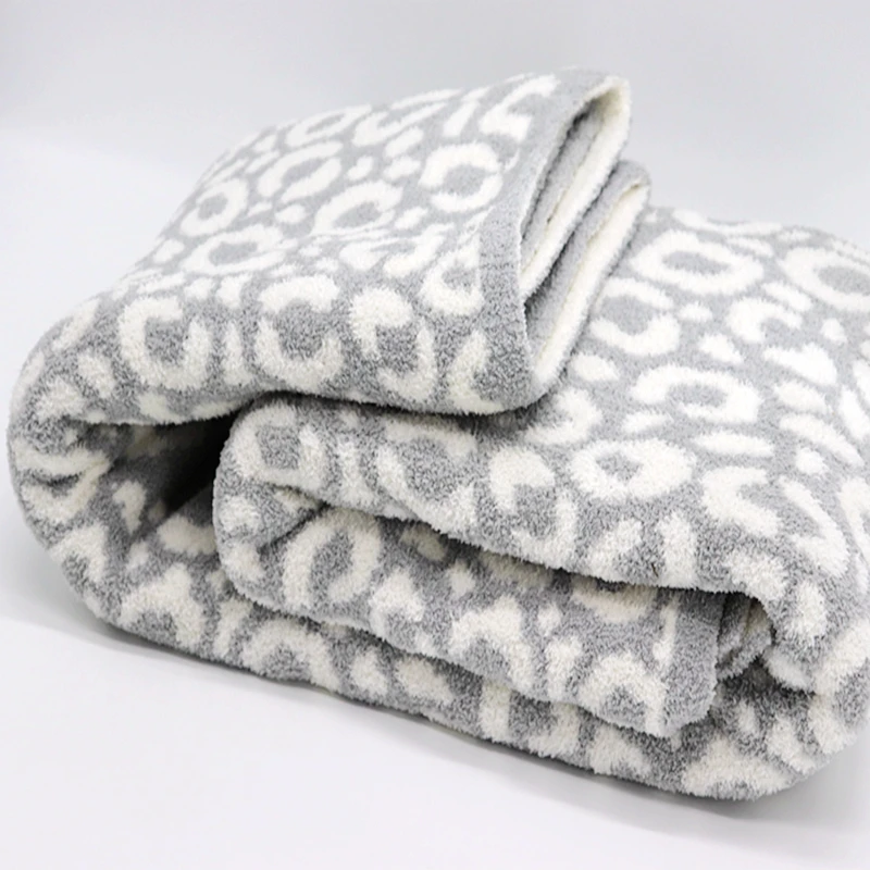 Zero Cheap Price Defect Ultra Soft 100% Polyester Zebra Star Leopard Knit Micro Feather Yarn ...