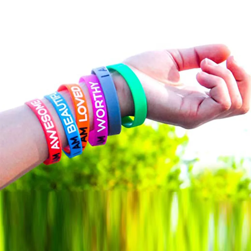 Wholesale Blank Cheap Promotional Custom Printing Silicone Wristbands ...