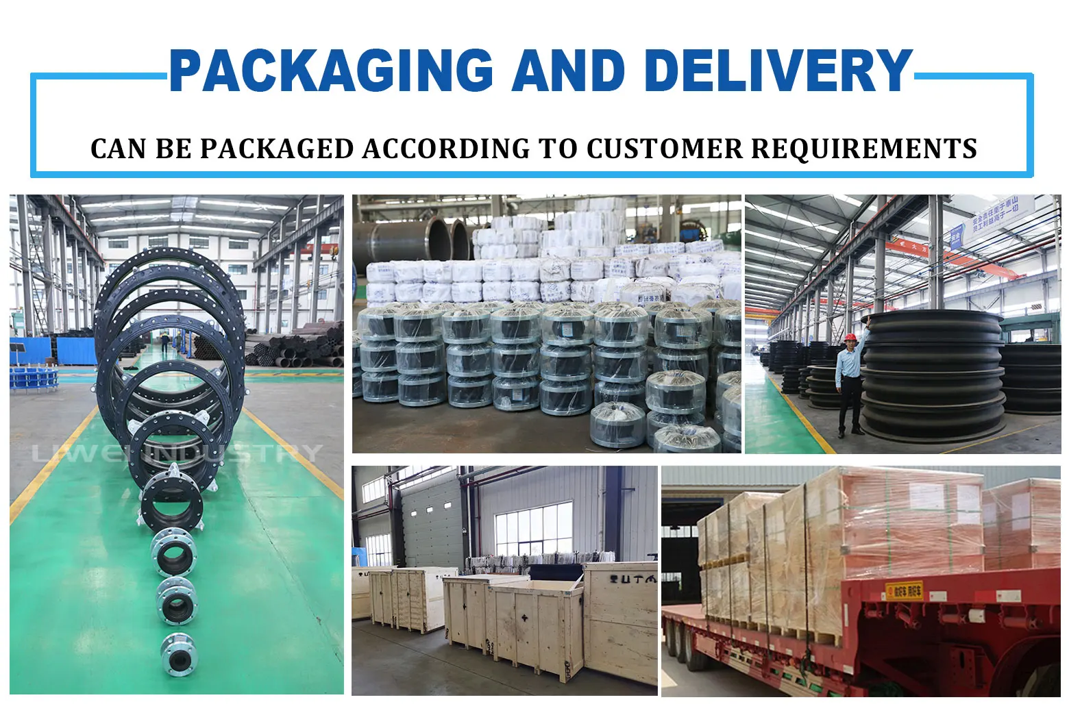 DN80(3 Inch) Flexible Flange Connection Rubber Pipe Expansion Joint 11/ ...