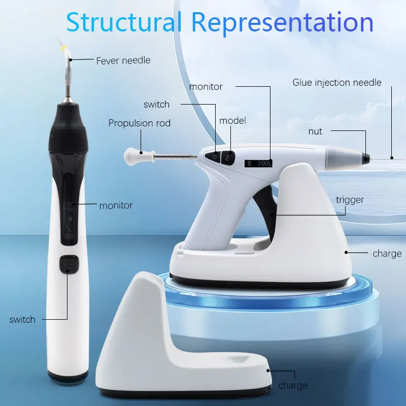 Dental Endo Obturation System Wireless 2 In 1 Filling Gun Percha Gutta ...