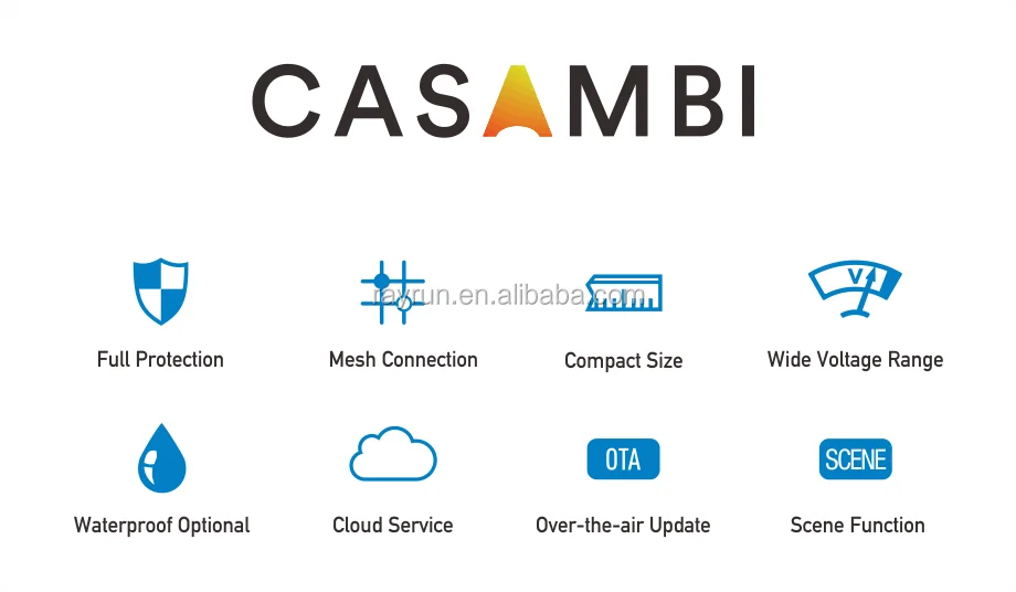 Casambi Pb.0 Led控制器，5合1型号，从单色到rgbw & 5-ch Dim，具有高级功能，由smart App配置 - Buy ...