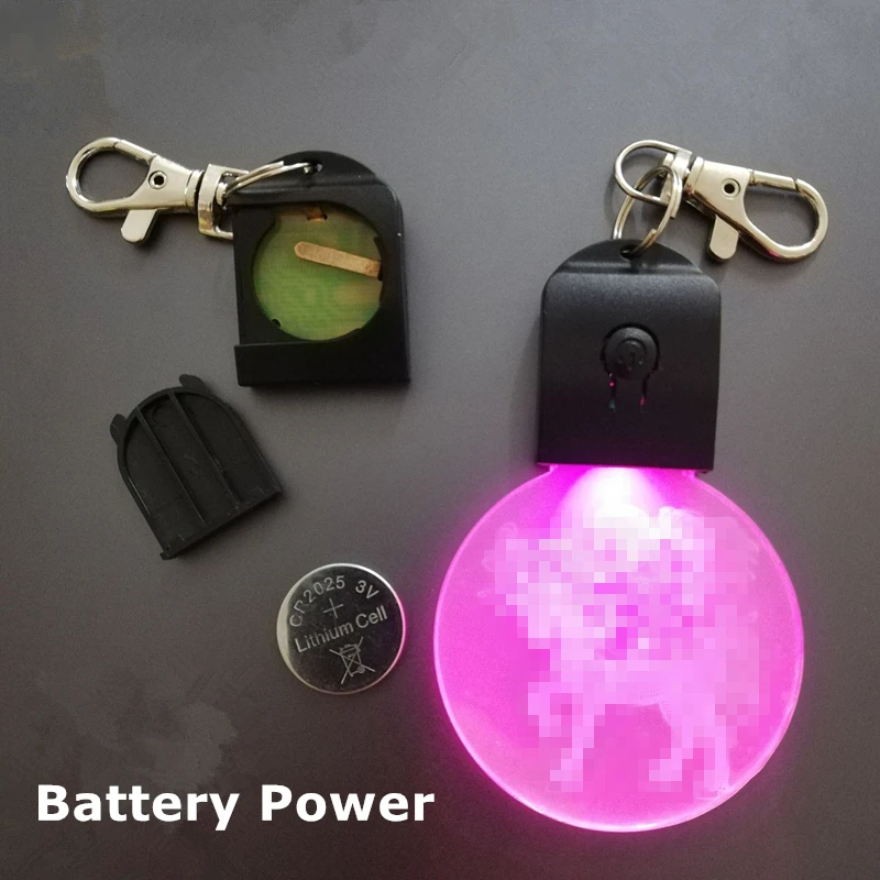 Black Led Keychain Mini Keychain Rechargeable Battery Acrylic Led ...