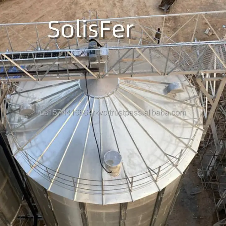 50 Tons 200 Tonne Galvanized Steel Grain Silo Storage Silo with ...