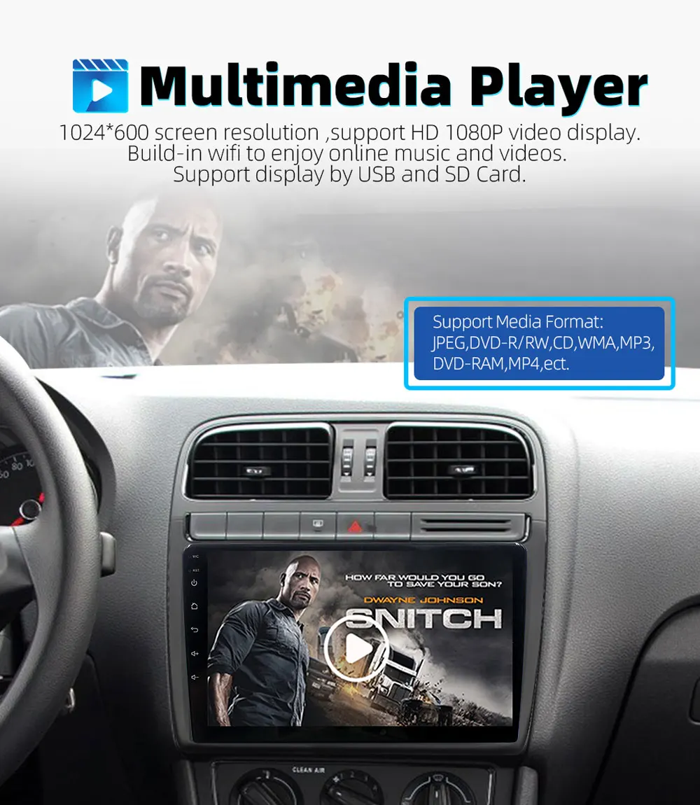 TS10 Android Car Multimedia - Universal Autoradio 8G128G