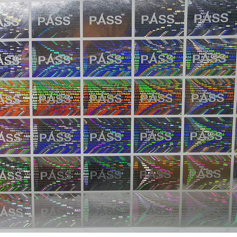 Custom 2D/3D Printing Pass Hologram Sticker - VOID Holographic PASS ...