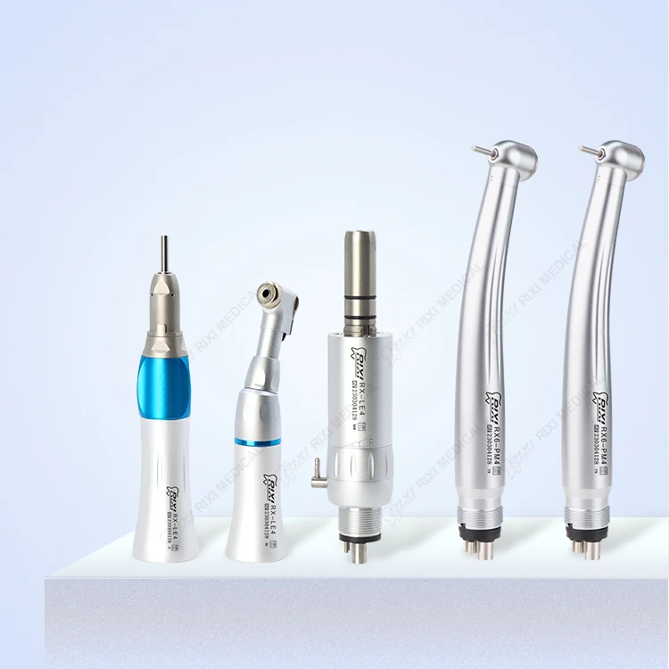 Dental Handpiece 4 Holes High Speed Low Speed Contra Angle Ceramic ...