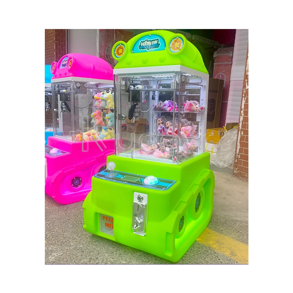 Mini Electronic Custom Coin Operated Arcade Crane Stuffed Animals Plush ...