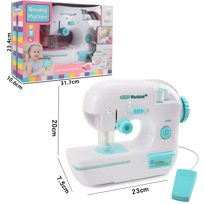 Girls' Electric Sewing Machine Toys Small Household Appliances Children ...