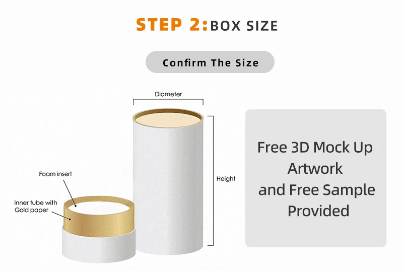 Custom Round Craft Cardboard Push up Paper Boxes Packaging Tubes for ...