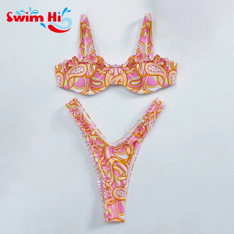 High Quality Swimsuit High Cut Beautiful Women In Micro Thong Bathing ...