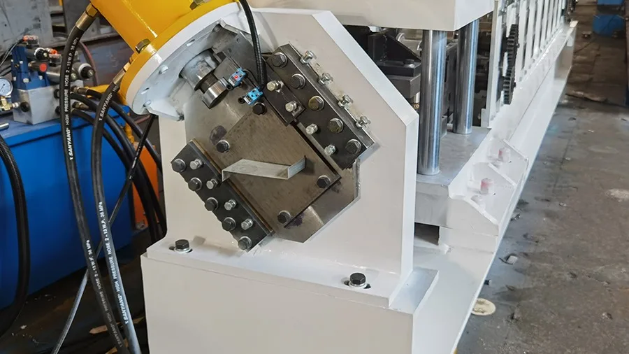 Fast Change Type Cz Purlin Roll Forming Machine For Steel Structure ...