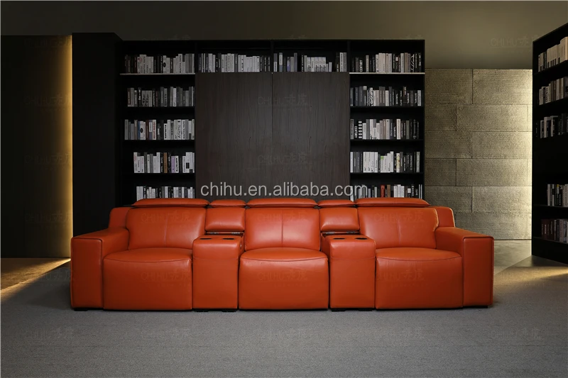 Vip Home Cinema l Shape Sofa Genuine Leather First Class Sofa Room ...