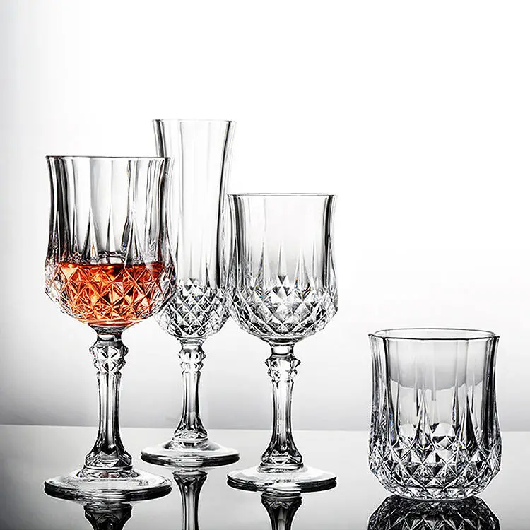 Crystal Clear Retro Glassware - Perfect for Parties
