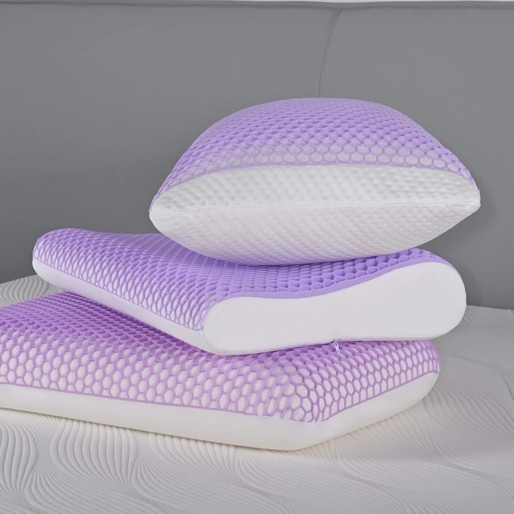 Gel Grid Memory Foam Pillow - Neck, Shoulder & Back Support