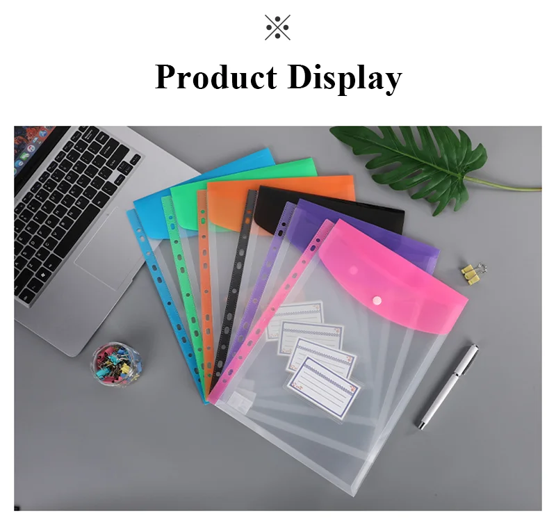 A4 Folder Storage Clip - Durable & Waterproof Document Bag