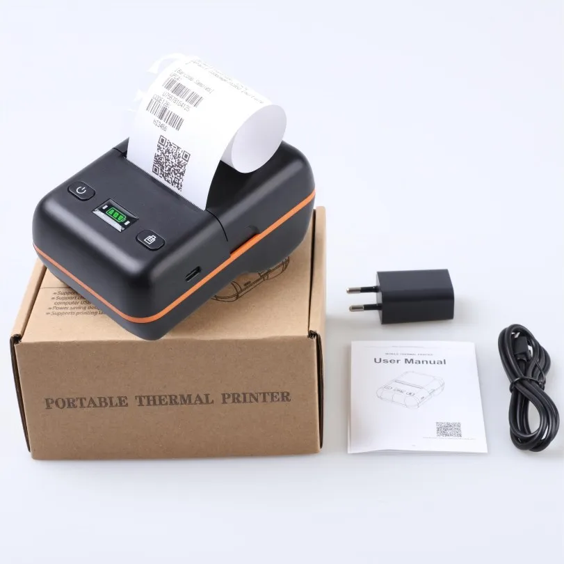 Small Size Printer Ticket Receipt USB Portable Wireless for Android IOS ...
