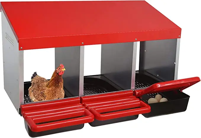 Metal Nest Boxes Egg Laying Nest For Chickens Metal Galvanized Layer ...