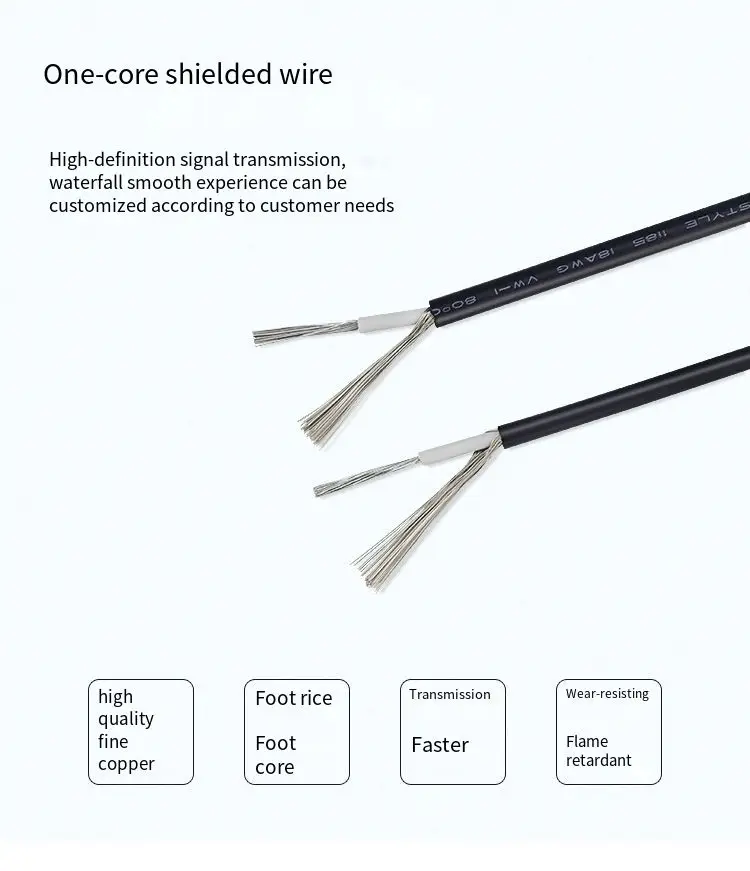Awm 1185 20 Awg Shielded Control Aluminum Foil Cable 4mm