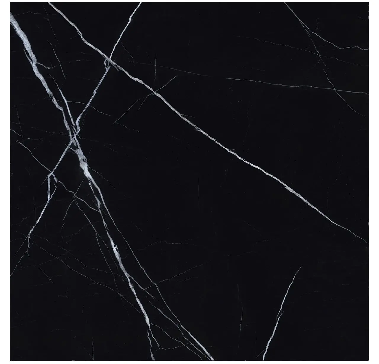 Sintered Stone Glossy Polished Black And White 1200x1200mm Porcelain Slab Tiles For Floor - Buy ...