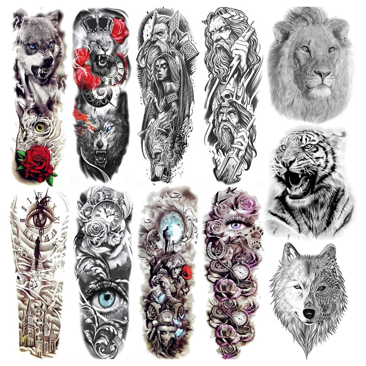 Wholesale Custom Temporary Tattoo Sticker Buy 3d Semi Permanent Body ...