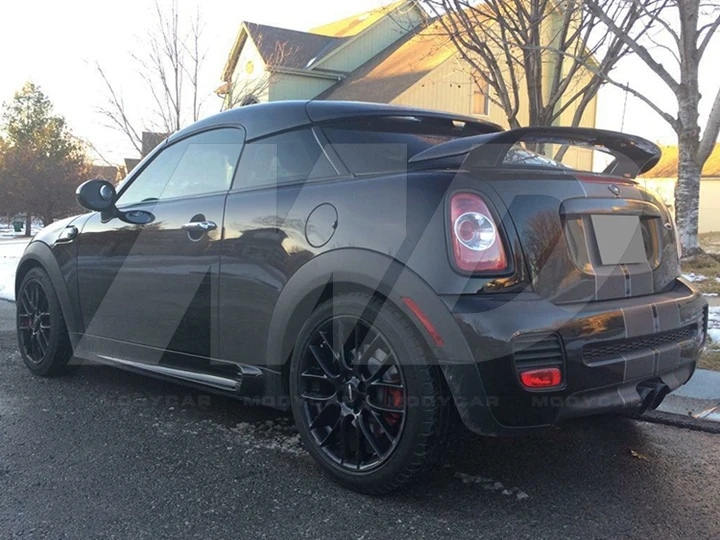 Revozport Gt Style Carbon Fiber Rear Spoiler For 2012-2013 Mini Cooper ...