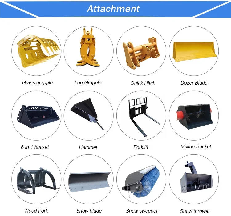 CE Certificate Compact Front End Loader for Sale - High Efficiency