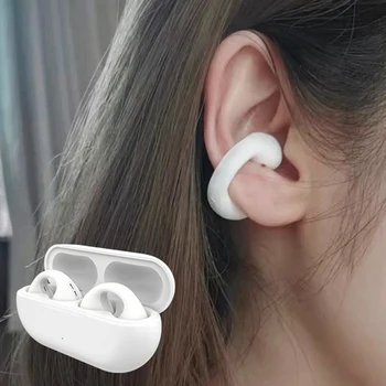 Ear Clip Air Conduction Headphone Bone Conduction Wireless Bt Open Ear ...