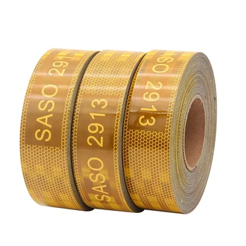 Mancai 3 Inch Saso Reflective Tapes Gold Yellow Color Saso 2913 ...