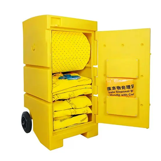 Safety Spill emergency cart chemica absorbent spill kit for chemical ...