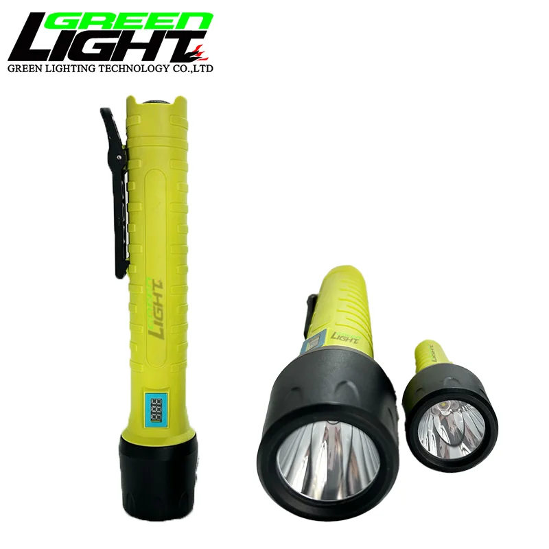 Waterproof Explosion Proof Led Flashlight 3500lux Magnetic USB Charging ...