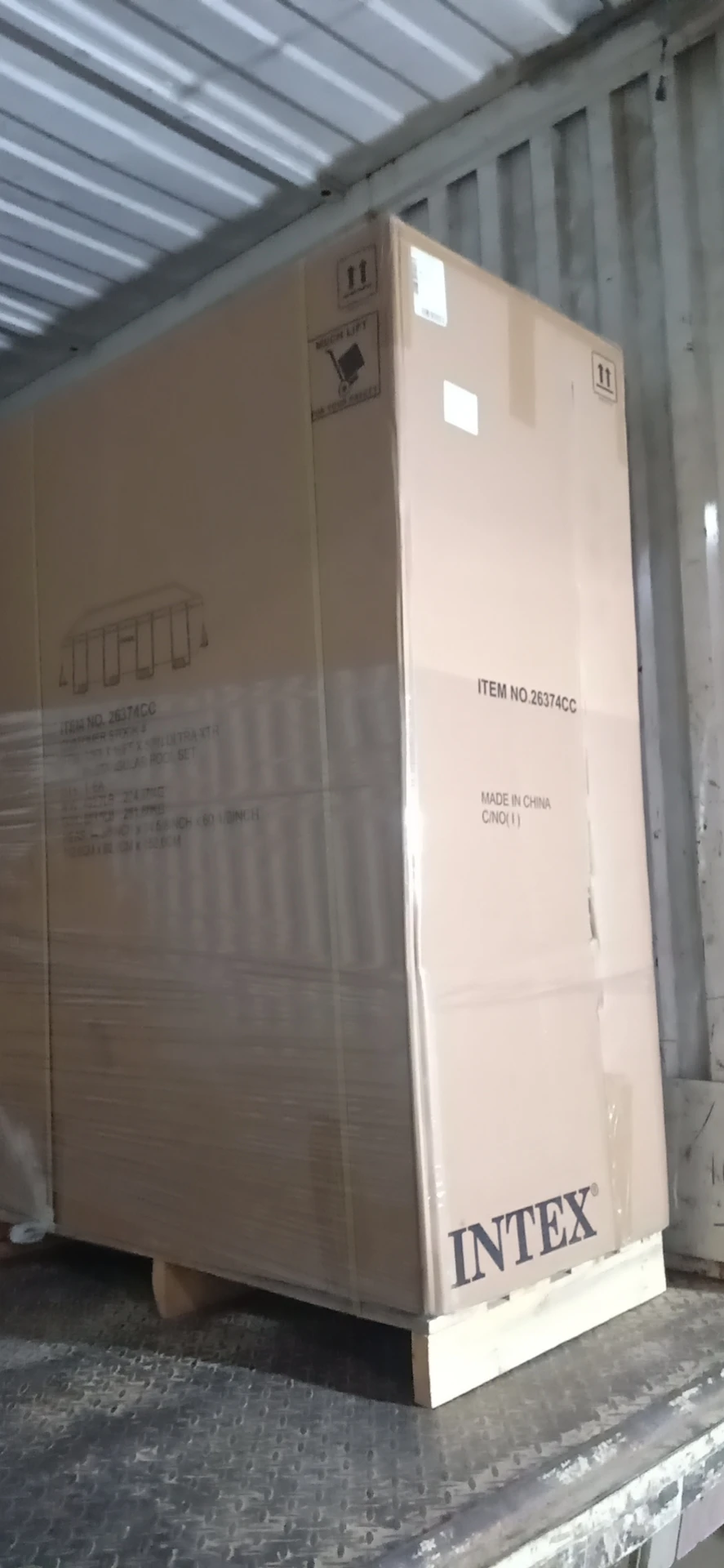 Intex 26384 15ft8in X 49in High Quality Outdoor Family Kids Plastic ...