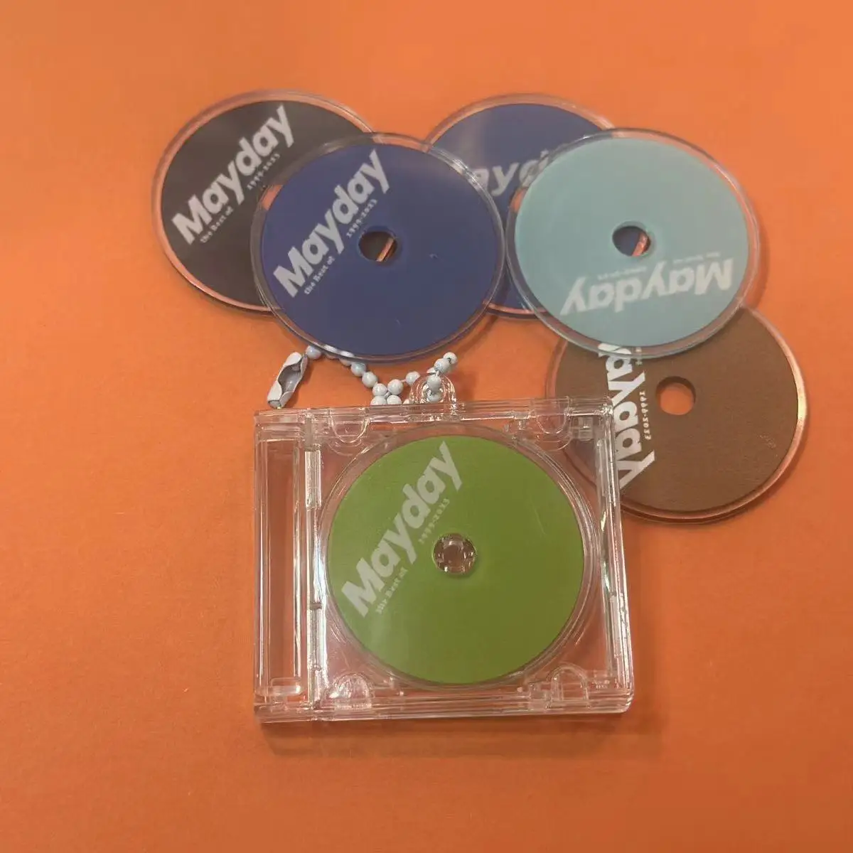 Manufacturer custom acrylic music cd key ring nfc mini cd keychain ...