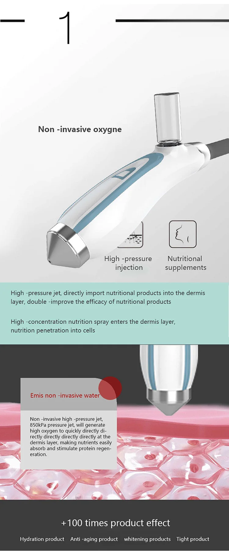 14 In1 Aesthetic Hydro Jet Peel Facial Machine Hydra Beauty Machine ...