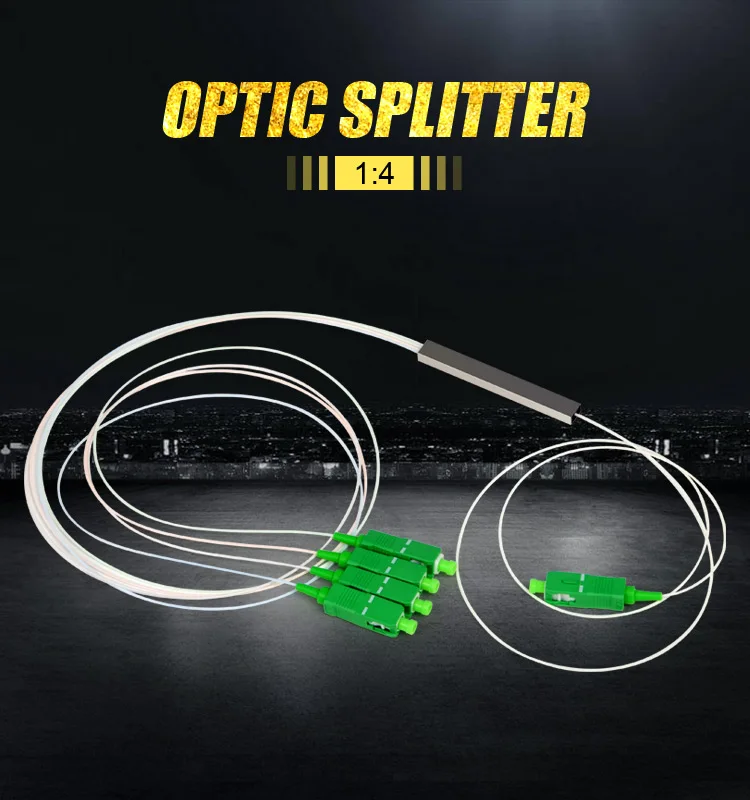 Mini Splitter Plc Sc/apc Upc With Connector 1: 2 4 8 16 Fiber Optical ...