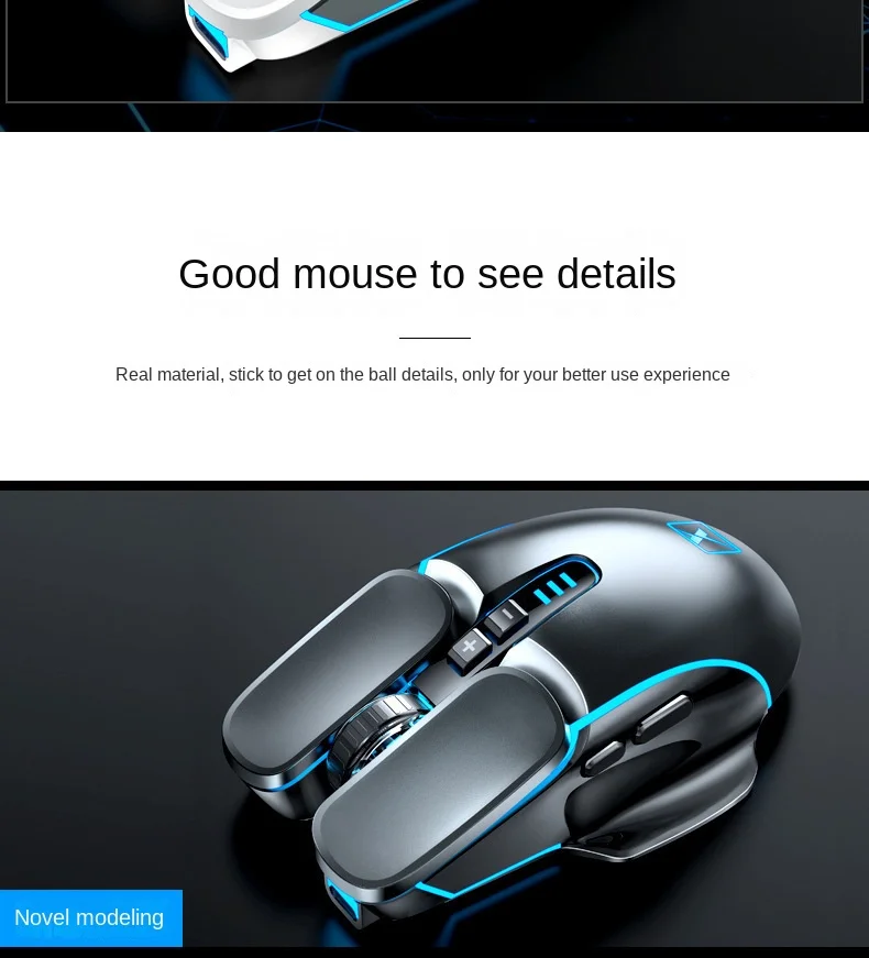 Xinmeng M215 Wireless Mouse Rechargeable Notebook Desktop Computer ...